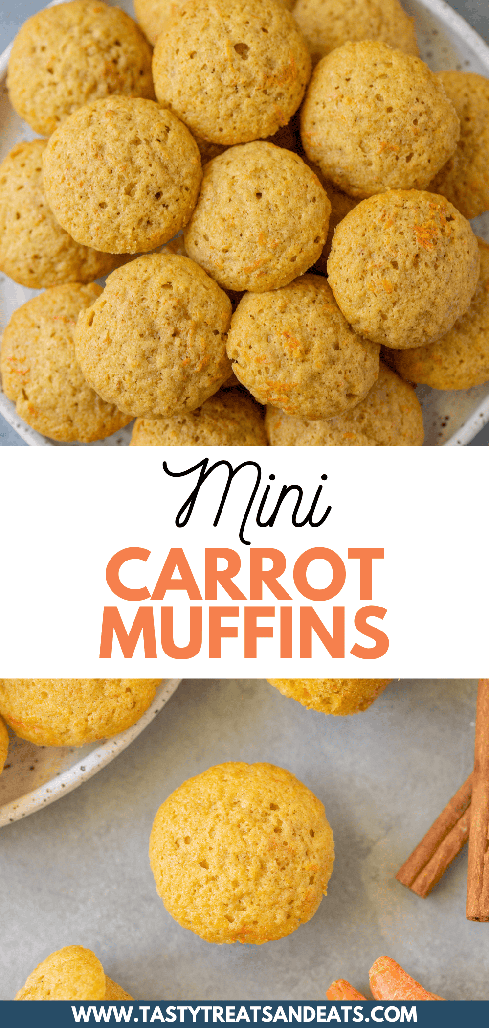 Mini Carrot Cake Muffins - Tasty Treats and Eats