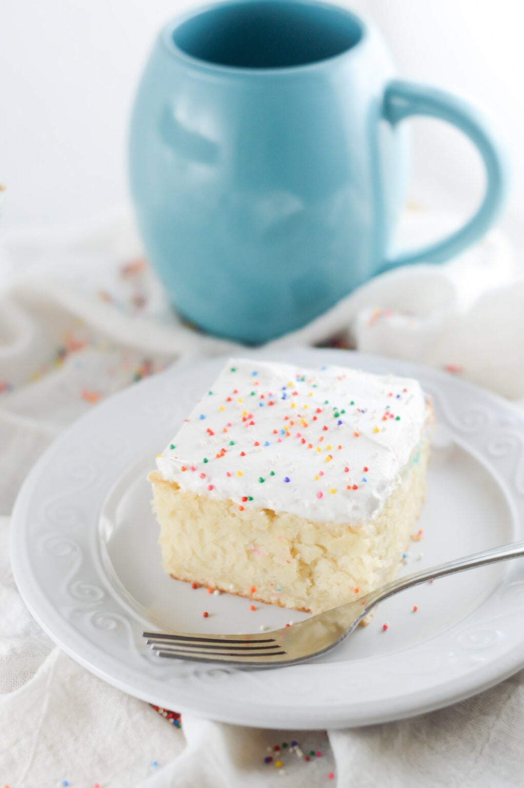 Easy White Cake Recipe from Scratch | Tasty Treats and Eats