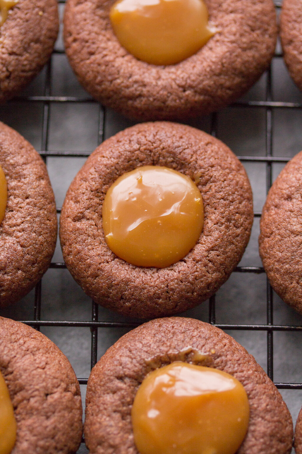Easy Chocolate Caramel Cookies - Tasty Treats and Eats