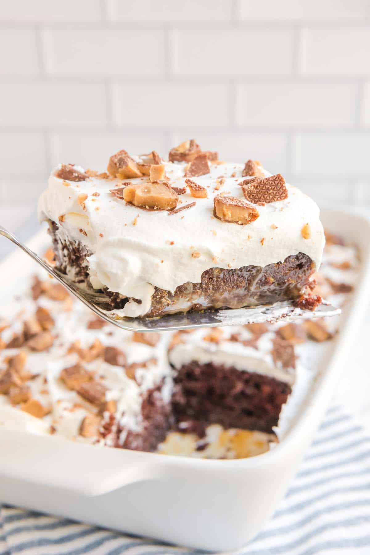 Easy Holy Cow Cake - Tasty Treats and Eats