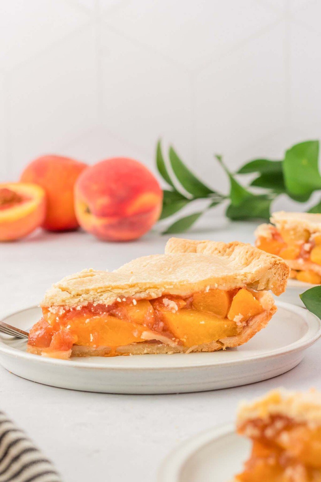 Perfect Peach Pie with Frozen Peaches or Fresh! - Tasty Treats and Eats