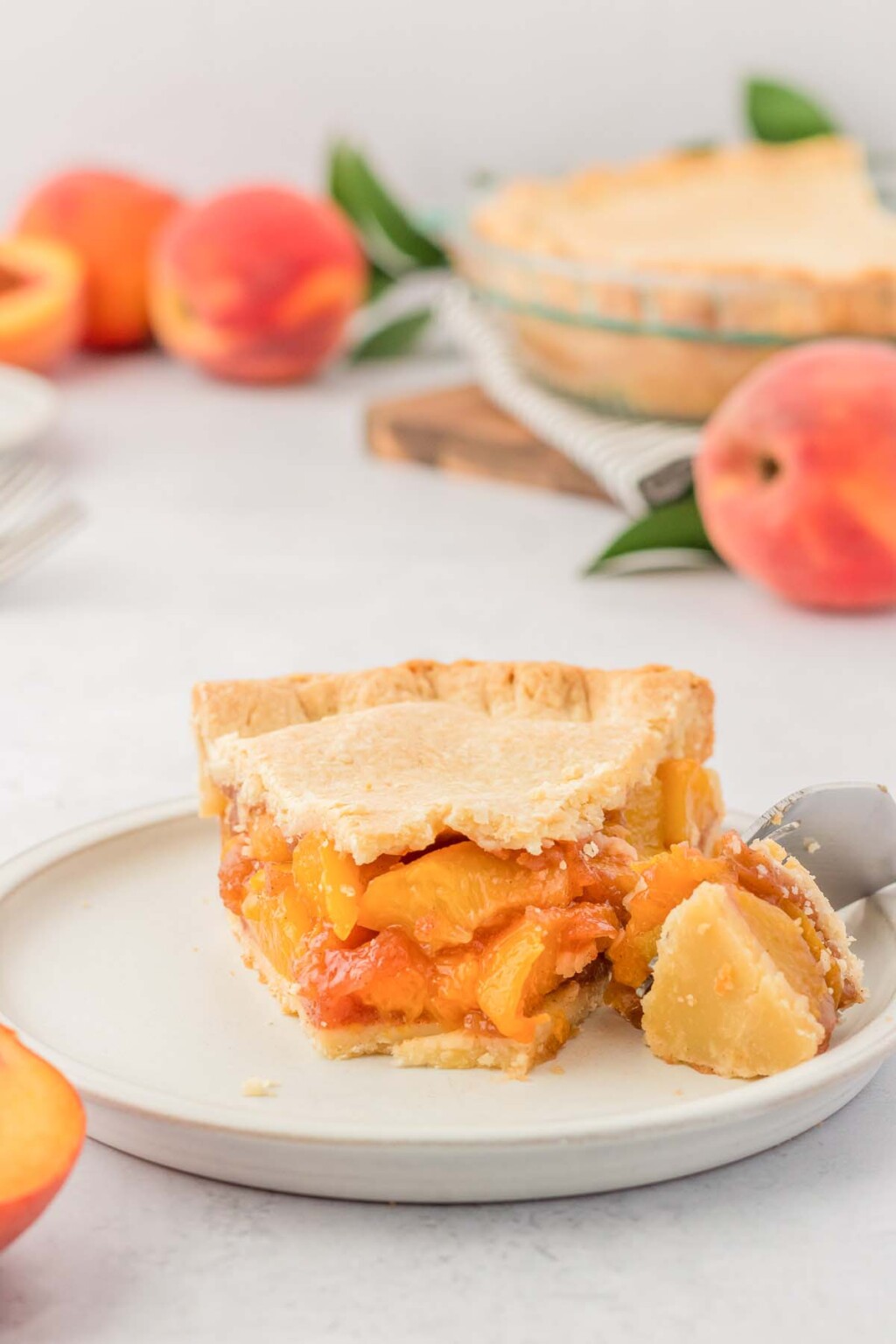 Perfect Peach Pie with Frozen Peaches or Fresh! - Tasty Treats and Eats