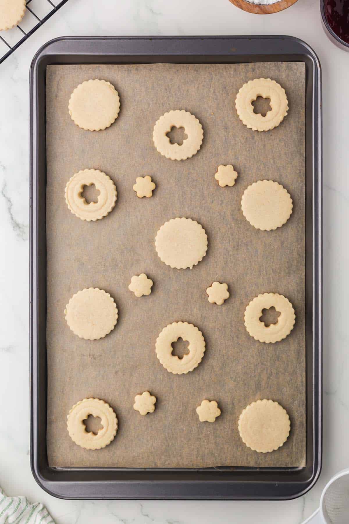 Linzer Tart Cookies - Tasty Treats and Eats