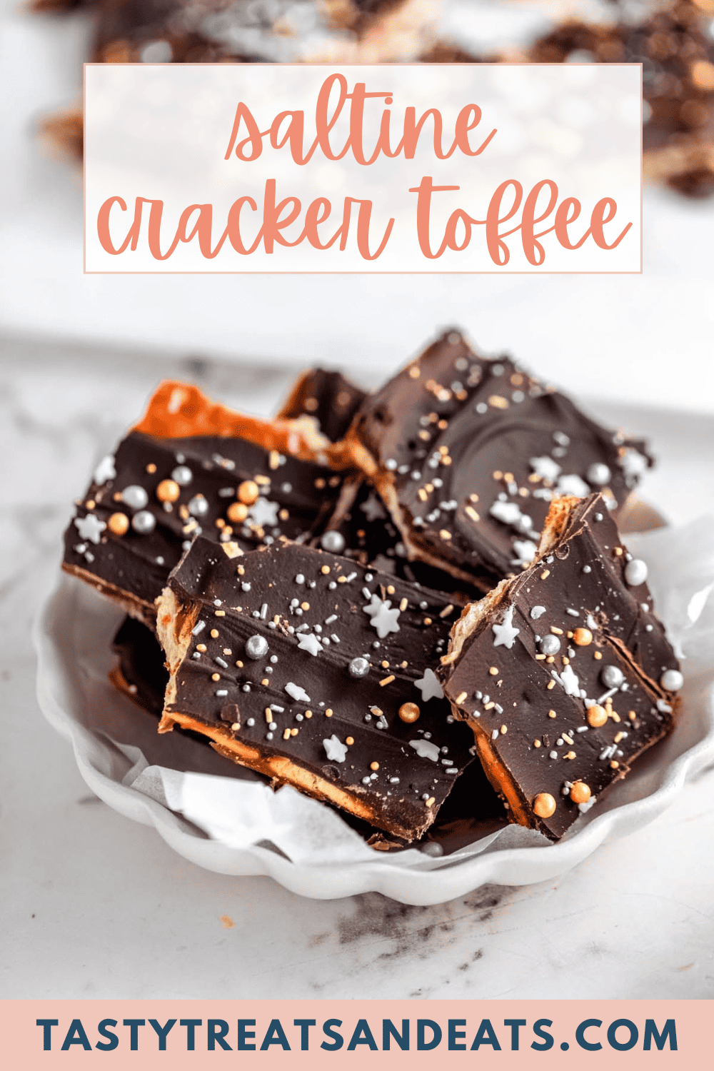 Saltine Cracker Toffee Recipe | Tasty Treats and Eats