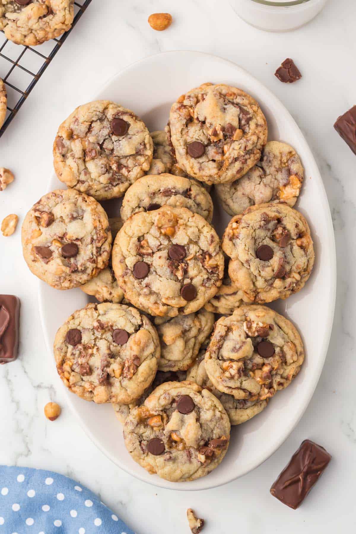 Homemade Snickers Cookies | Tasty Treats and Eats